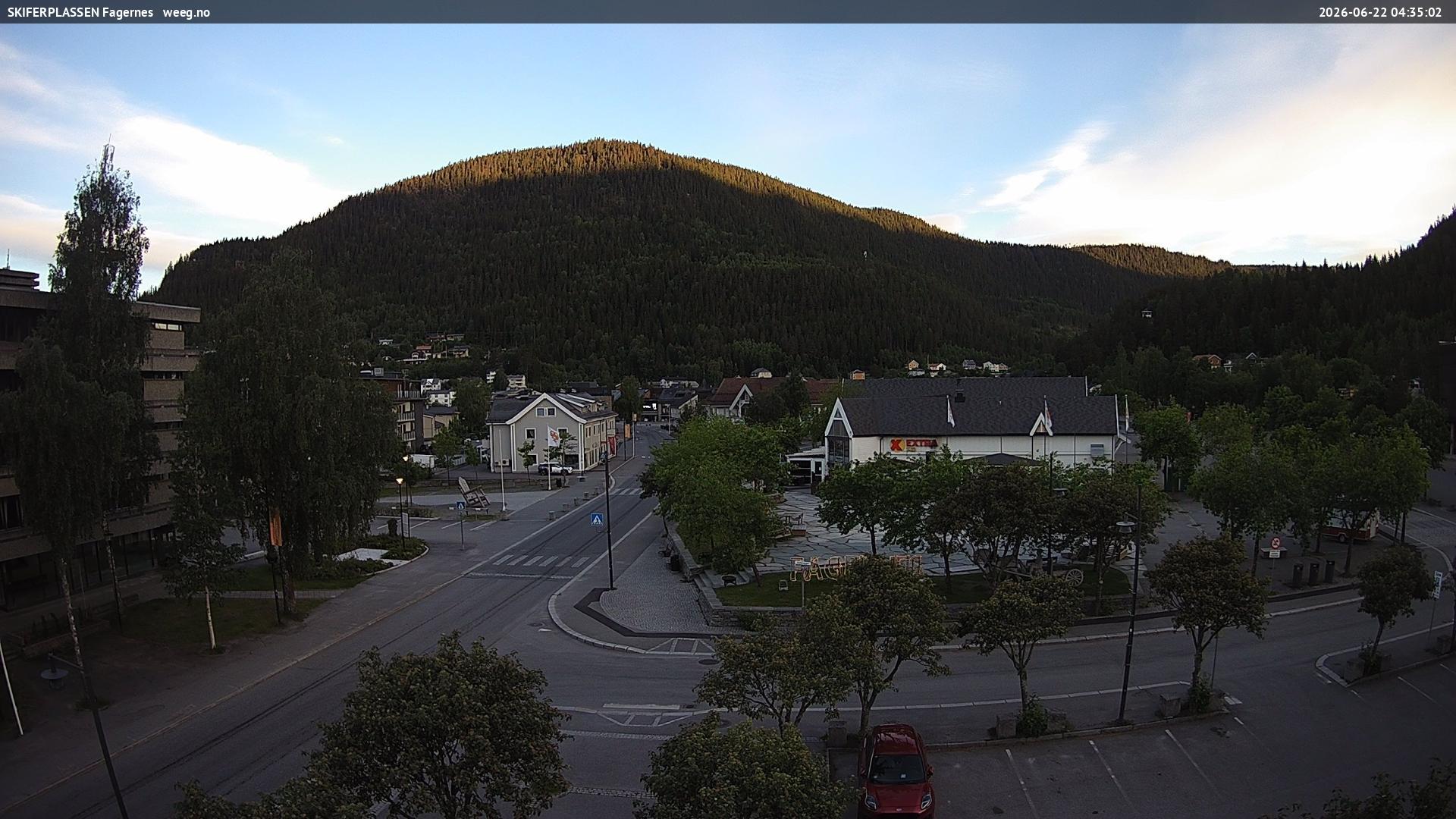 Webcam Fagernes - Nord-Aurdal / Blick auf den Skiferplassen / Oppland ...